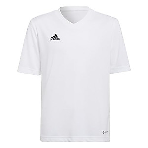 adidas Kids' Entrada 22 Jersey, White, Medium