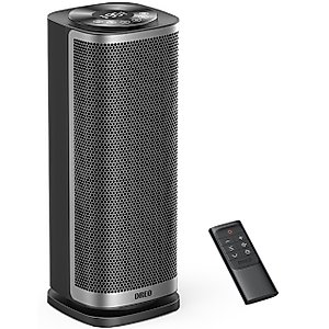 Dreo Space Heater for Bedroom, 70 ° Oscillation, Fast Heating Ceramic Electric with Digital Thermostat, Remote Control, 1-12H Timer, Overheat Protection, Safety Heater for Indoor Use Large Room