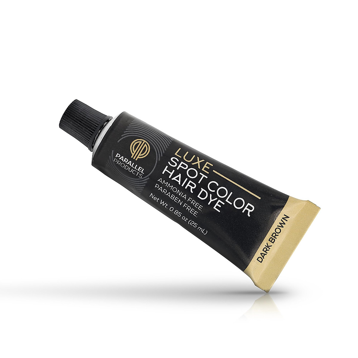 Parallel Products - Luxe Color (Dark Brown) - Cream Hair Dye - 25mL - Tint for Professional Spot Coloring - Covers Grey Hair - Root Touch-Up