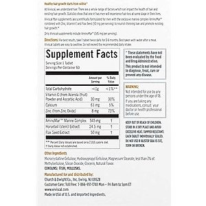 Viviscal Men's Hair Growth Supplements for Thicker, Fuller Hair Clinically Proven with Proprietary Collagen Complex, 60 Tablets - 1 Month Supply