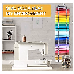 lixinhu Vinyl Roll Holder, 24 Compartments Craft Rack Roll Holder Wall Mount/Over Door Roll Storage Rack,Craft Organizer Vinyl Storage Rack | Hanging Organizer Storage