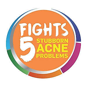 Clearasil Stubborn Acne Control 5 in 1 Spot Treatment Cream, Maximum Strength, Benzoyl Peroxide Acne Medication, Fights Blocked Pores, Pimple Size, Excess Oil, Acne Marks & Blackheads, 1 oz.