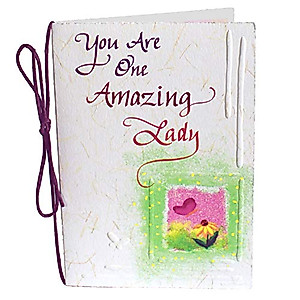 Blue Mountain Arts Card for Her—Thinking of You Card, Just Because Card, Thank You Card for Wife, Mom, Sister, Daughter, Aunt, Coworker, or Woman Friend (You Are One Amazing Lady)