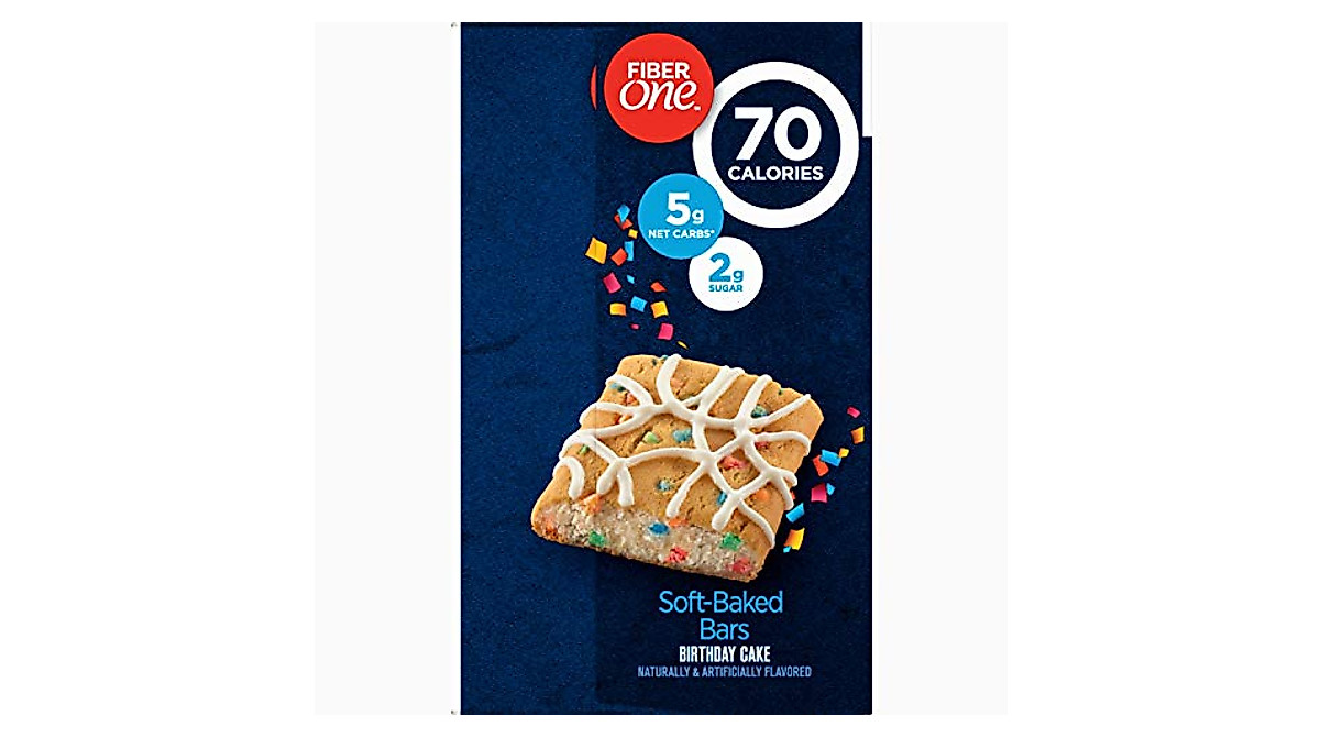 Fiber One 70 Calorie Birthday Cake Bars - Tasty & Guilt-Free