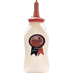 Peach Teats PT Nurser 82033 Hand Held Bottle, White