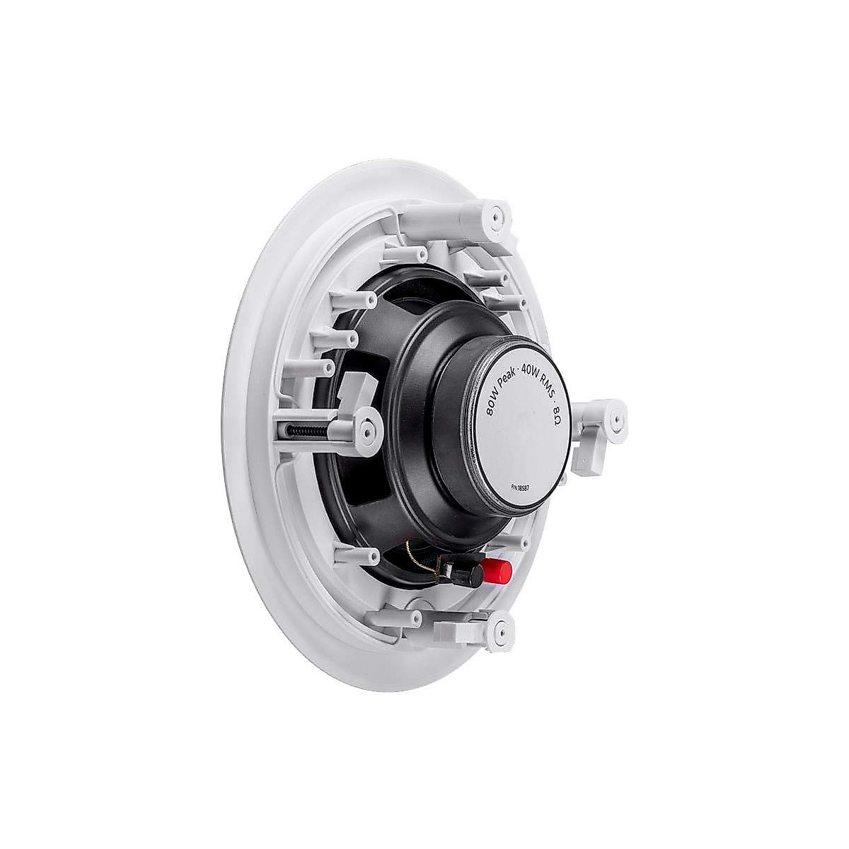 Monoprice 2-Way Polypropylene Ceiling Speakers - 6.5 Inch, Pair, With Paintable Grille - Aria Series