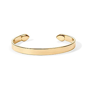 PAVOI 14K Yellow Gold Plated Stainless Steel Bangle Bracelets for Women | Breathe Inspirational Engraved Adjustable Mantra Cuff Bangle | Personalized Gift for Her Mom Sister | Birthday Gifts for Women