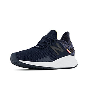 New Balance Women's Fresh Foam Roav V1 Running Shoe, Black/Gray, 7.5