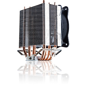 RAIJINTEK AIDOS II CPU Air Cooler with 10025 PWM Fan, 4 Copper Direct Contact Heat Pipes for Intel LGA 115x/AMD AM4