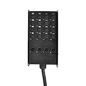 Seismic Audio SACB-16x4x25 16-Channel XLR Low Profile Circuit Board Snake Cable, 25-Feet