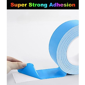 Double Sided Tape Heavy Duty 2 inch x 50FT Thermal Adhesive Tape Insulation/ High Temp Resistant Two Sides Super Sticky Fabric Tape for Mount Heatsink, DIY Crafts Make, Fixed Carpet, Woodworking Item