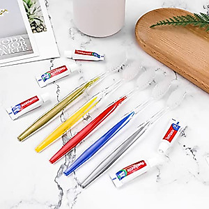 Travel Toothbrushes Kit,20Pcs Travel Toothbrush Set Disposable Toothbrushes with Toothpaste for Nursing Home,Hotel,Charity(Individually Wrapped)