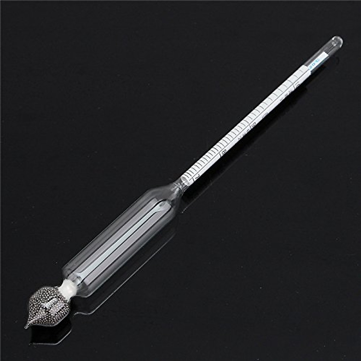 Funnytoday365 For Checker Whiskey Alcohol Meter Wine Measuring Instrument Proof Distillation Tester Hydrometer Alcohol Meter