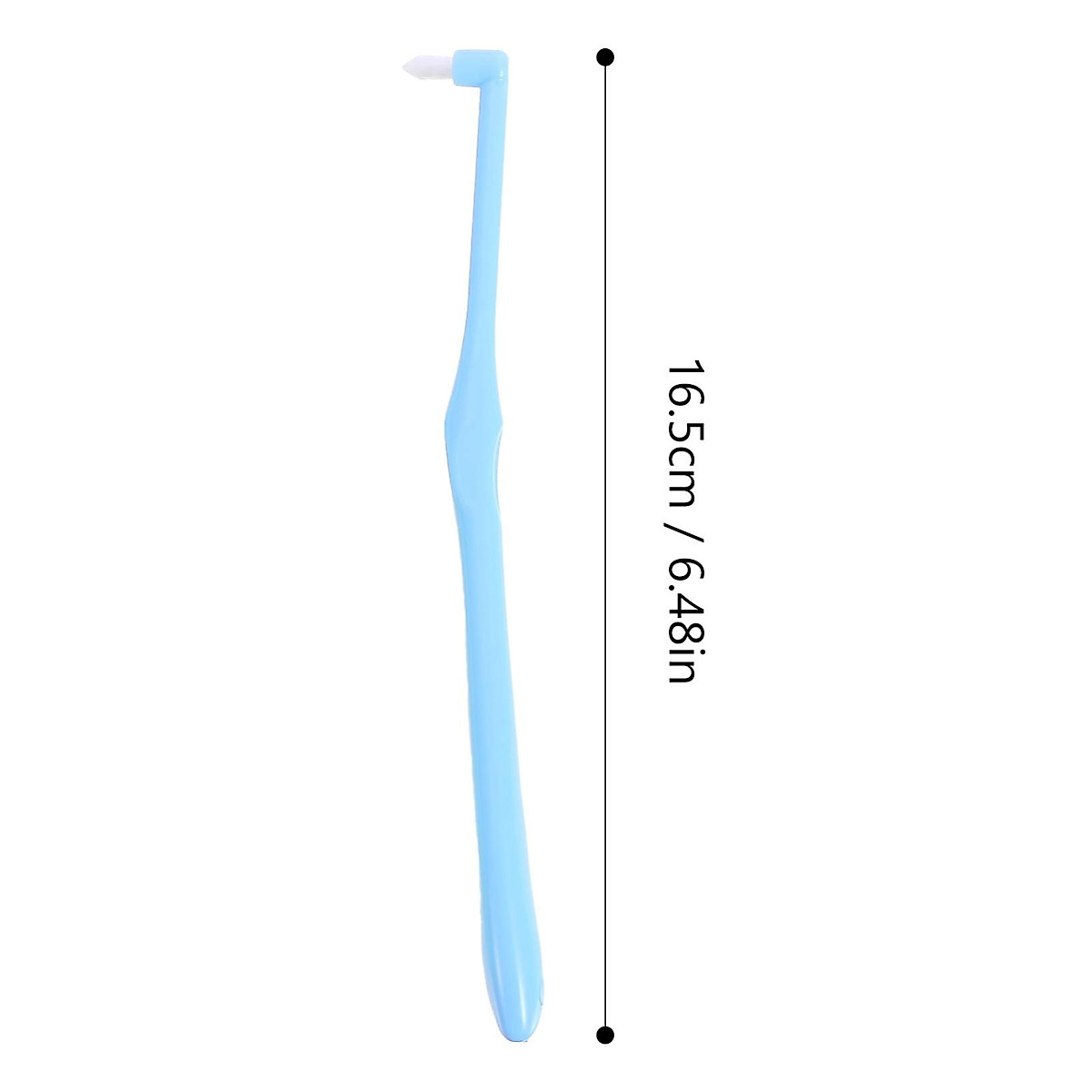 HEALLILY 6Pcs Tuft Toothbrush Tufted Brush End- Tuft Tapered Trim Toothbrush Soft Trim Wisdom Toothbrush Single Compact Interdental Interspace Brush for Detail Cleaning