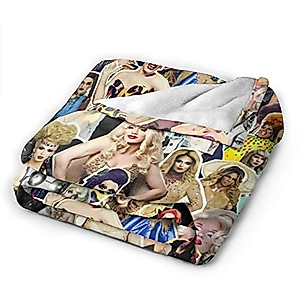 Gifts for Women Throw Blankets Baby Warm ,for Sofa, Bed,Living Room, Durable Home Decor Flannel Blanket for Adult and Kids (50"x40")