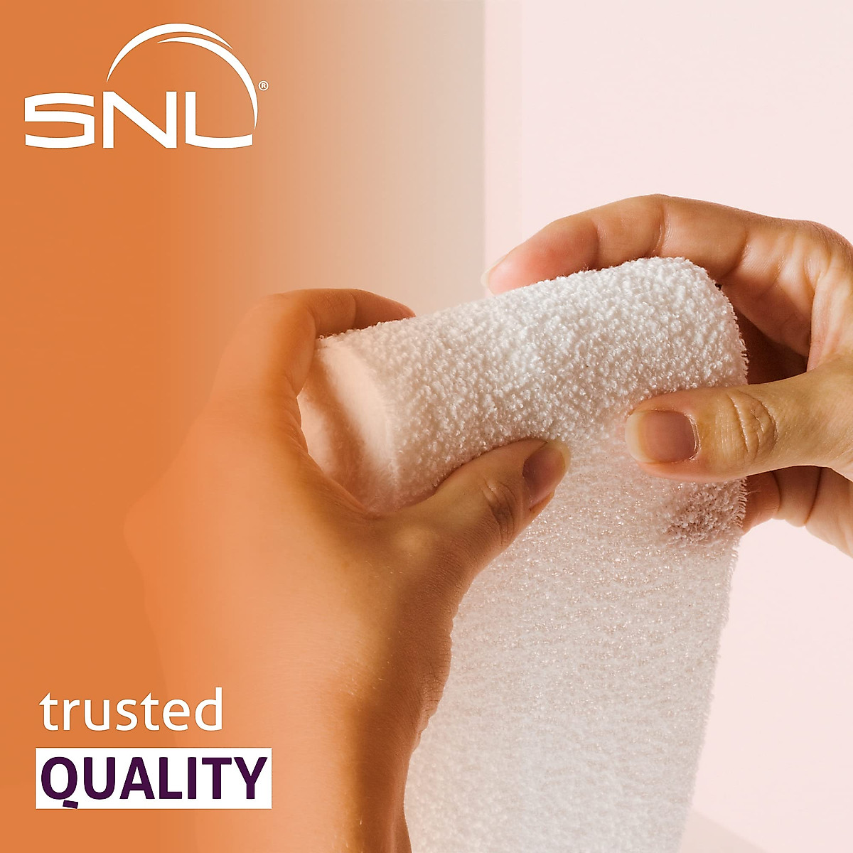 SNL Sterile Krinkle Kerlix Type 4 1/2" x 4 1/8 Yds, Latex Free, Hospital Grade Bandage Roll - Pack of 6