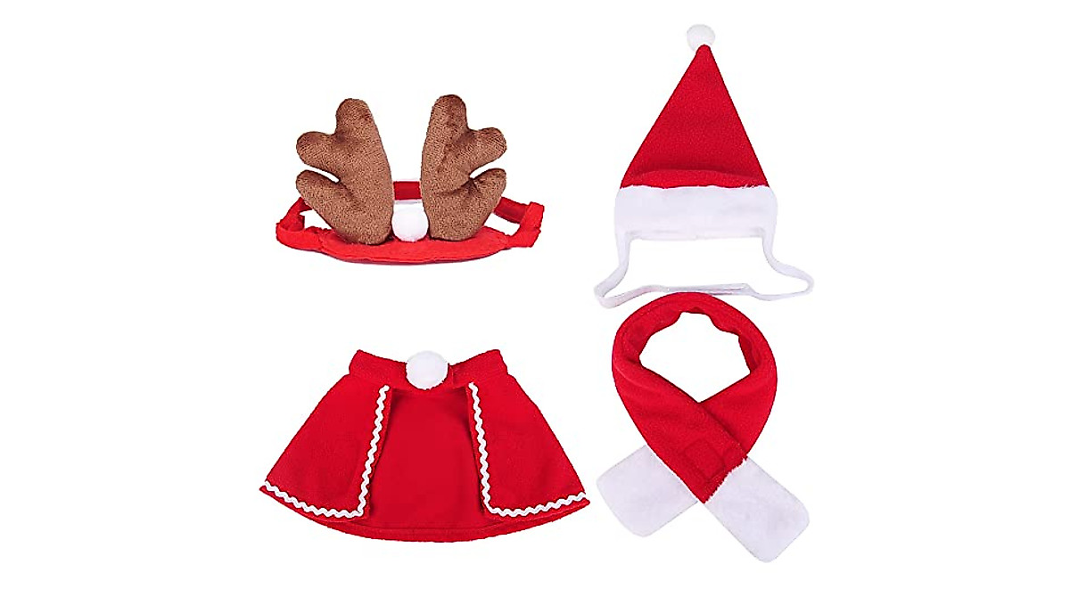 Adorable Cat Christmas Costume Set for Festive Fun