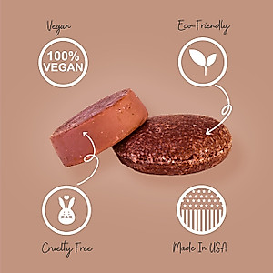 Wave Argan Oil Shampoo & Conditioner Bar Set - Natural & Organic Moisturizing Vegan Shampoo and Conditioner Bars for Women & Men - Long-Lasting (80-120 Uses)