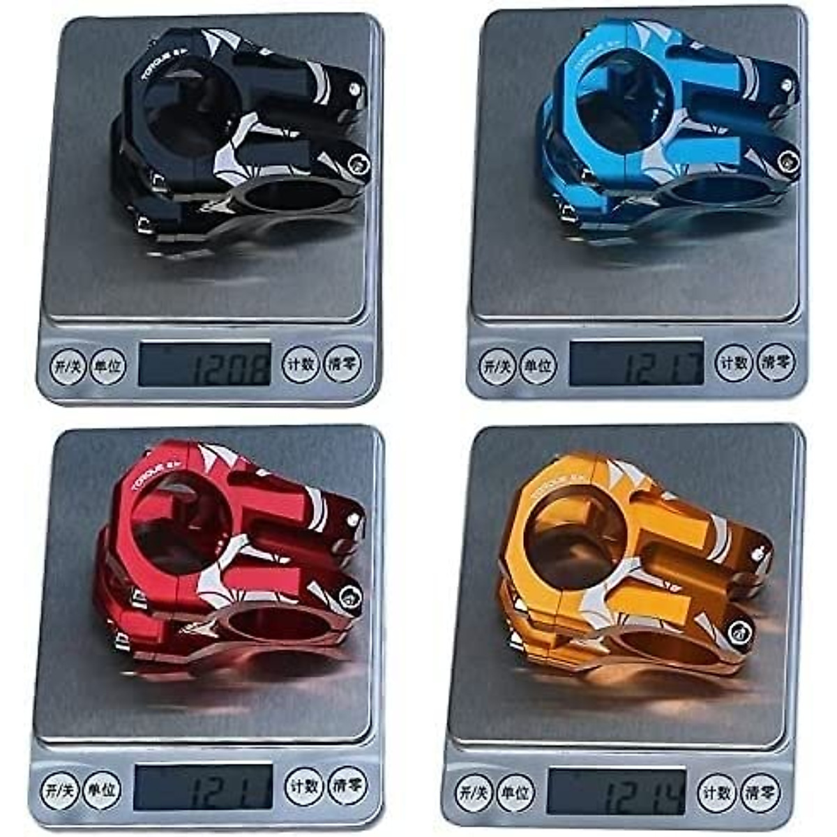 ZECHAO 31.8mm Folding Bike Stem,Road Bike Speed Drop Short Stem Mountain Bike Hollow Stem Mountain Stem Fitting Bike Stem (Color : Black, Size : 35mm)