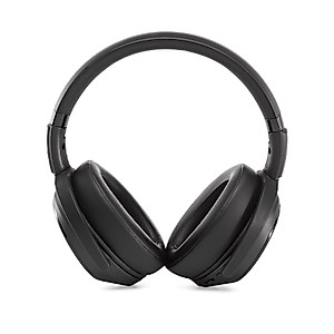 AmazonCommercial Over Ear Wireless Noise Cancelling Bluetooth Commuter Headphones, Black