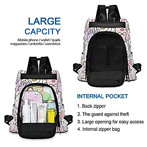 ALAZA Cute Animal Cat Pig Rabbit Sheep Backpack for Daily Shopping Travel