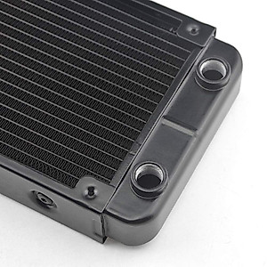 BXQINLENX 18 Pipe Aluminum Heat Exchanger Radiator for PC CPU CO2 Laser Water Cool System Computer 360mm(B)