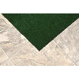 Garland Rug, Green 4' x 6' Artificial Grass Indoor/Outdoor Area Rug, Rectangle, 4 ft x 6 ft