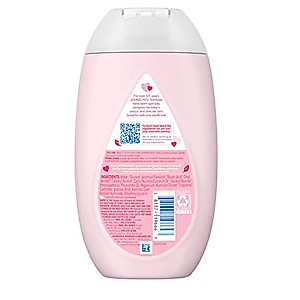 Johnson's Moisturizing Mild Pink Baby Lotion with Coconut Oil for Delicate Baby Skin, Paraben-, Phthalate- & Dye-Free, Hypoallergenic & Dermatologist-Tested, Baby Skin Care, 13.6 Fl. Oz