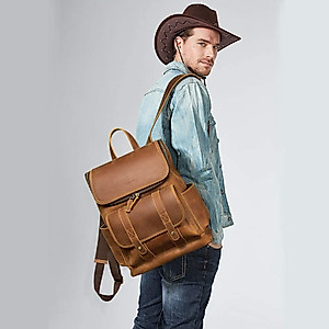 BOSTANTEN Leather Backpack bundle Mens Belts