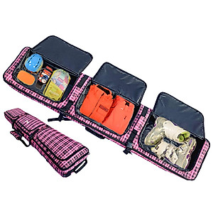 UNISTRENGH 146cm Snowboard Bag Waterproof Durable Outdoor Snow Skiing Travel Bag for Single Snowboard or Dual Skis, Snowboard Boots and Other Snow Sports Equeipment