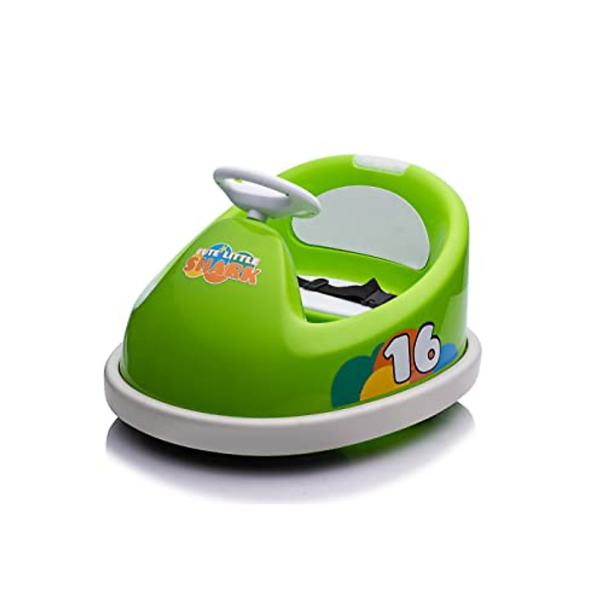 Best Ride On Cars 6 Volt Bumperz Kids Electric Battery Powered Ride On Bumper Car Vehicle with Power Indicator, Anti Collision Bar, and Music, Green