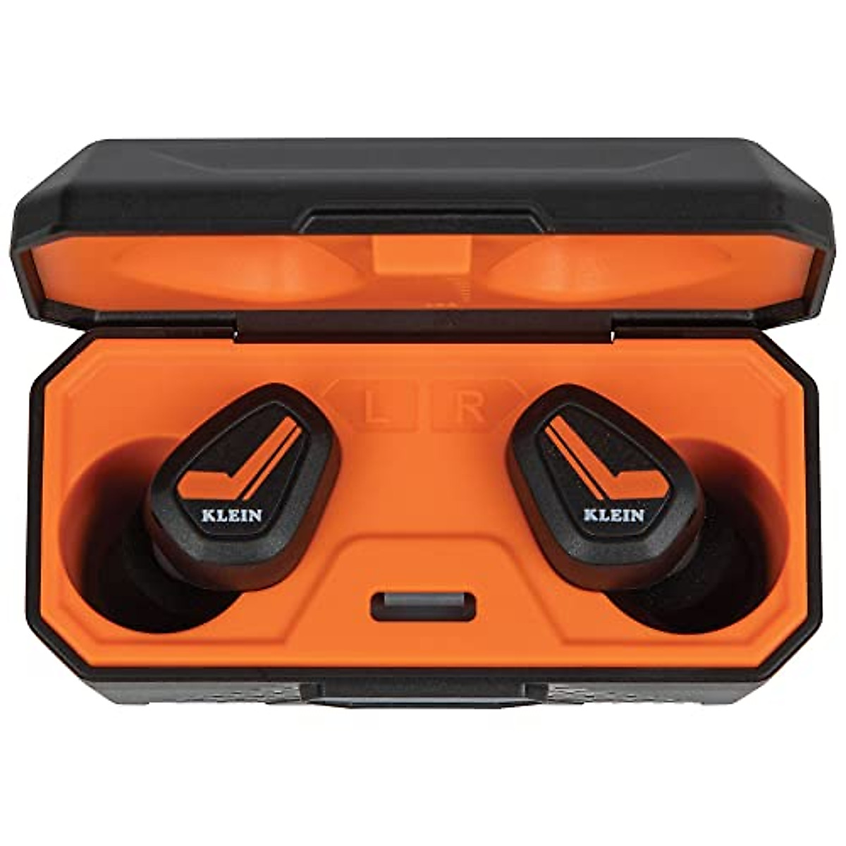 Klein Tools AESEB1 Bluetooth Jobsite Earbuds, Wireless Hearing Protection Earplugs with 28dB Noise Reduction Rating, 15-Hour Playtime