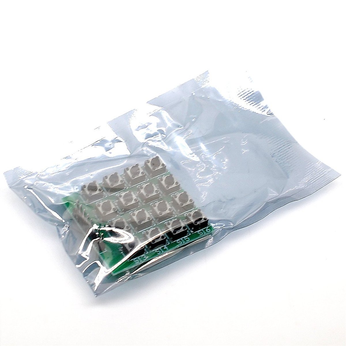 Oiyagai 5-Pack Universal 4x4 Matrix Keypad Module with 16 Buttons, Ideal for Arduino DIY Projects