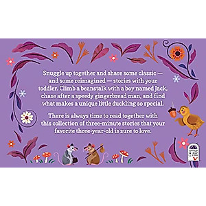 3-Minute Stories for 3-Year-Olds Read-Aloud Treasury, Ages 3-6