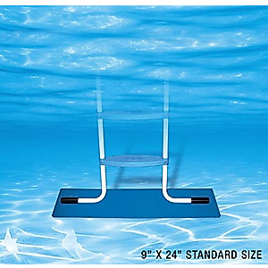 Poolmaster 32184 Swimming Pad/Pool Liner Protective Ladder Mat, 9 x 24 inch, Blue