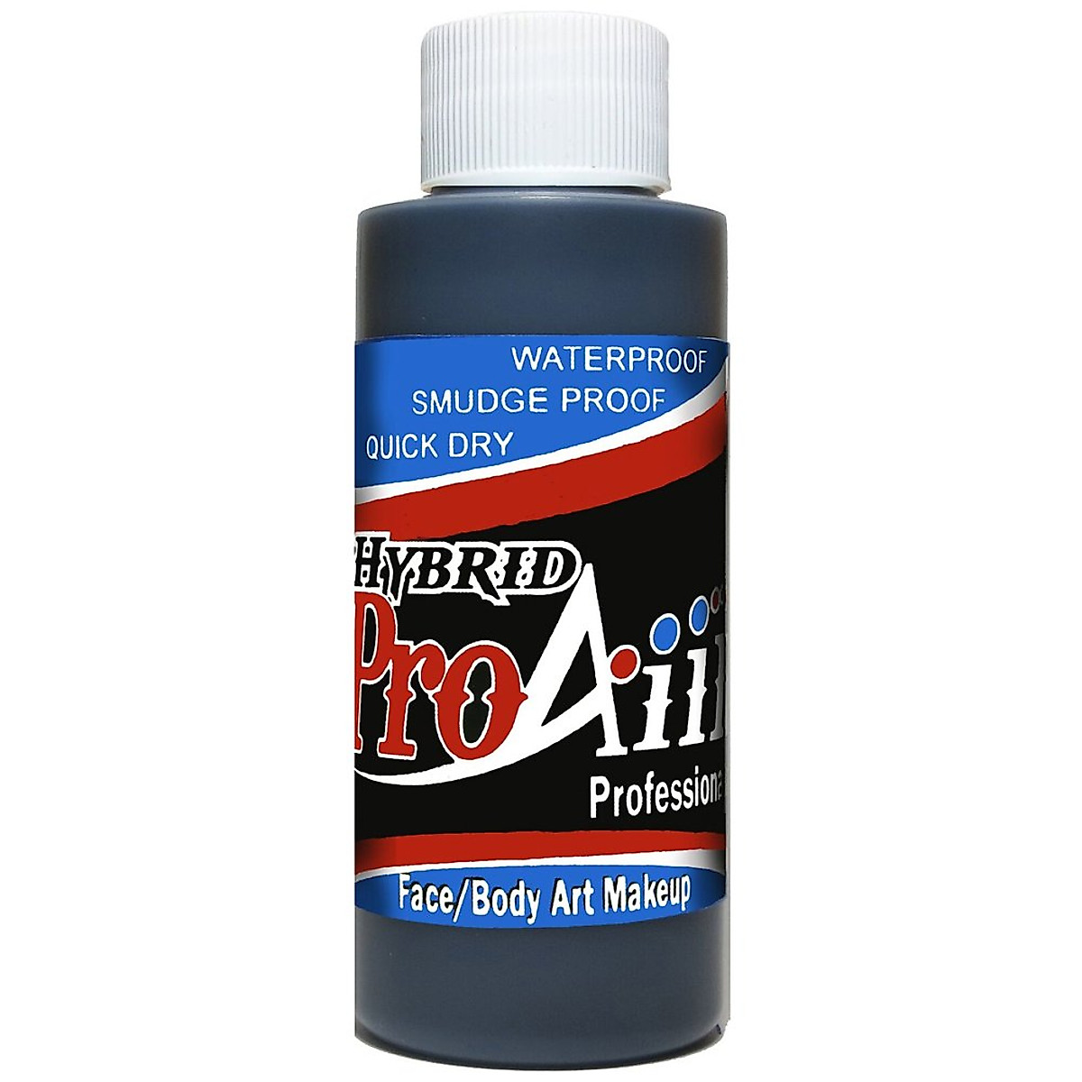 ProAiir Face and Body Painting Makeup - 2oz (60ml) Black