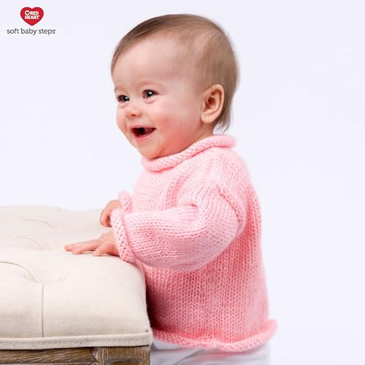 Red Heart Soft Baby Steps White Yarn - 3 Pack of 141g/5oz - Acrylic - 4 Medium (Worsted) - 256 Yards - Knitting, Crocheting & Crafts