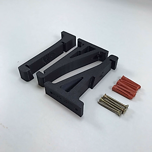 3D Cabin PS5 Wall Mount Wall Bracket Holder Stand for Play Station 5 Disc Triple Support Any Orientation Black Left