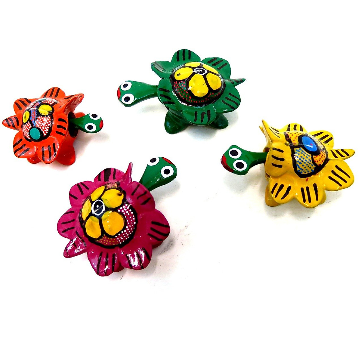 Leos Imports Decorative Mexican Bobble Heads Turtles Set of 4