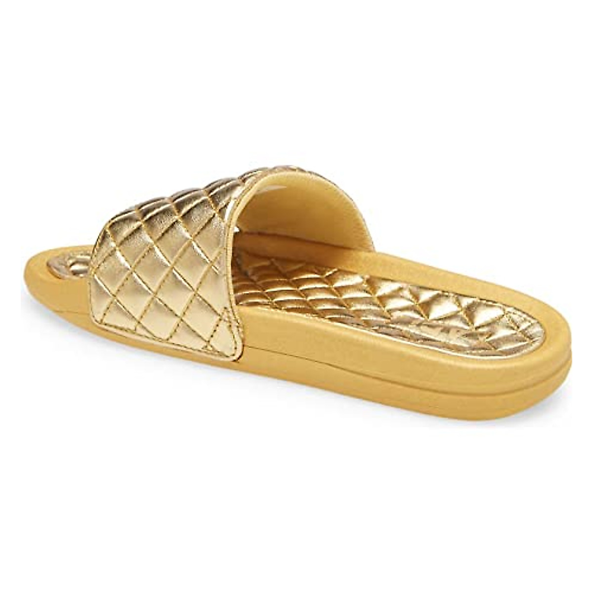 APL: Athletic Propulsion Labs Women's Lusso Slide, Metallic Gold, 7