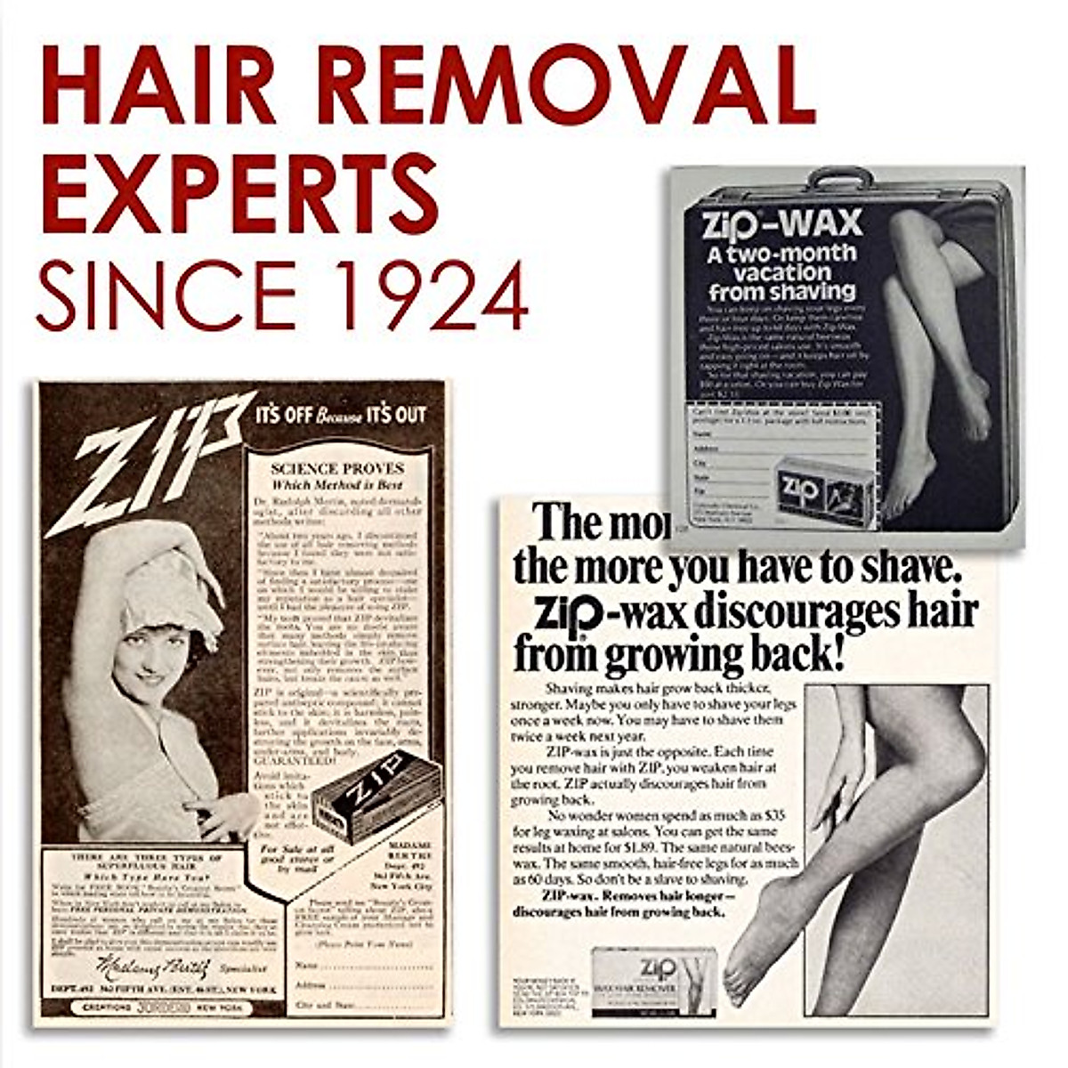 Zip Wax Hot Wax Hair Remover 7 Oz by ZIP