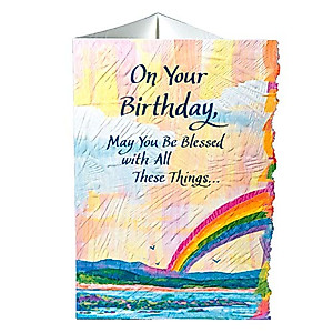 Blue Mountain Arts Greeting Card “On Your Birthday, May You Be Blessed with All These Things…” Shares The Happiest of Birthday Wishes