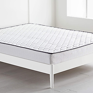 Brighton Firm 8-Inch Hybrid Mattress— Durable Tempered Coils—CertiPur-US Certified Foams—5 Year Warranty, Twin