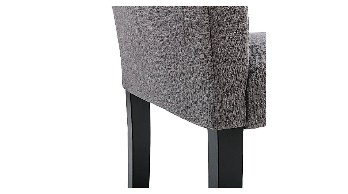 NOBPEINT Modern Parson Chair Set of 4 - Stylish & Durable Grey Dining ...