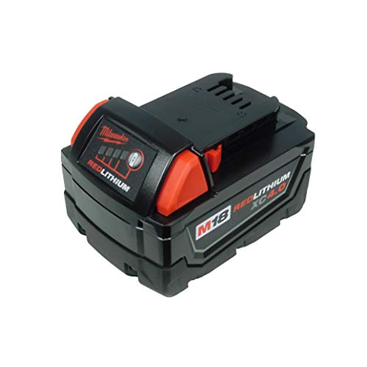 Milwaukee 48-11-1840 18-Volt M18 Red Lithium Xc 4.0 Ah Battery Packs