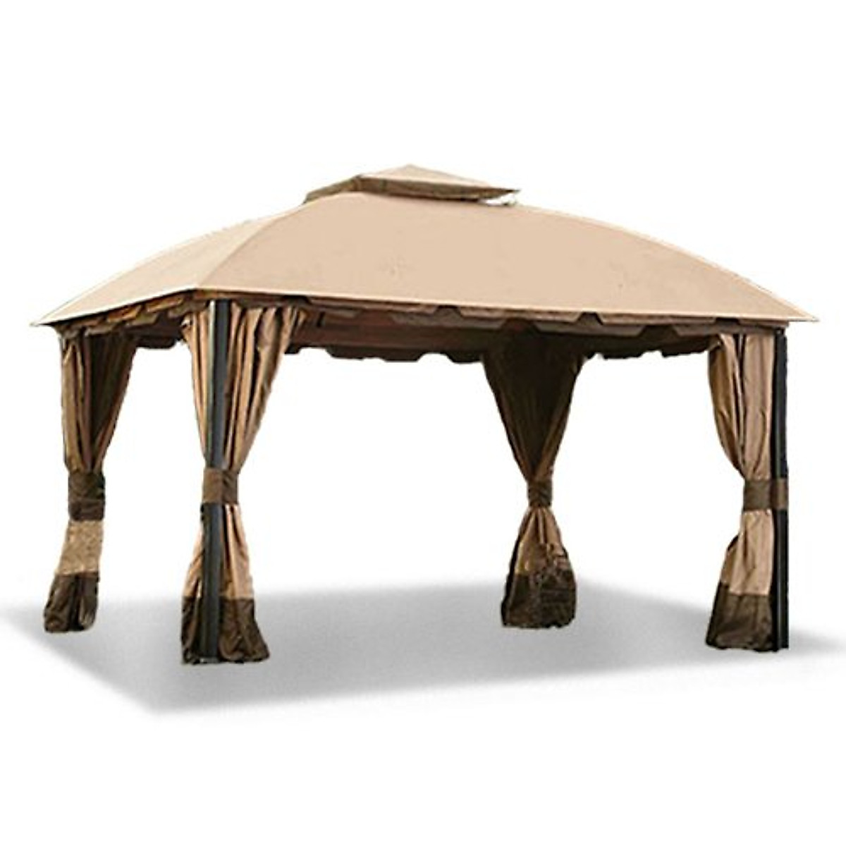 Garden Winds Replacement Canopy for South Hampton Gazebo - Riplock 350 - Beige