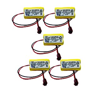 5PC Day-Brite CXL6VB Replacement Battery