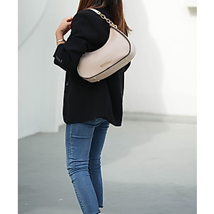 MKF Collection Shoulder Bag for Women, Vegan Leather Hobo Crossover Fashion Handbag Purse