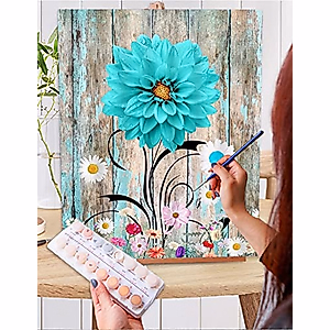 LWZAYS Paint by Numbers for Adults, DIY Adult Paint by Numbers Kits Beginner 16x20 inch Kits Gift for Kids and Adults