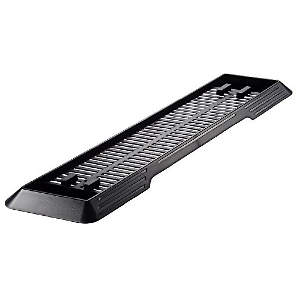 eXtremeRate Black Vertical Stand for PS4 Pro Console, Steady Base Mount Holder for PS4 Pro Console, Bracket Stand for PS4 Pro Console with Built-in Cooling Vents Non-Slip Feet